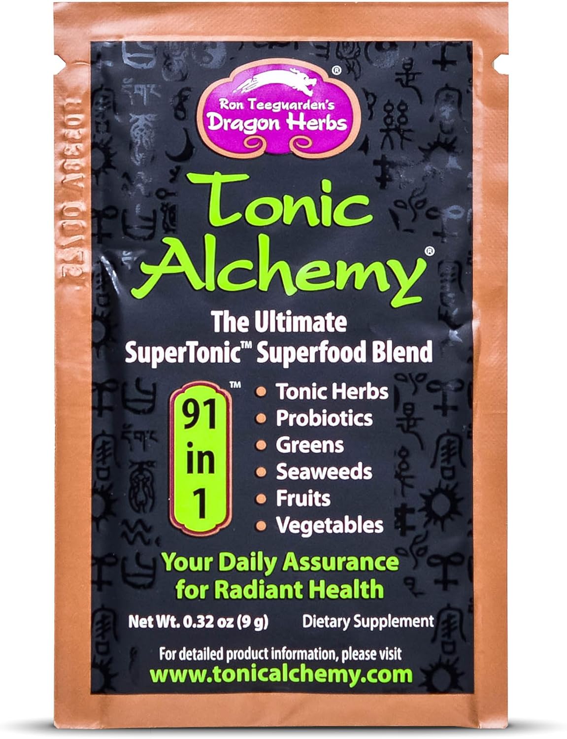 Amazon.com: Dragon Herbs Tonic Alchemy Superfood Greens Powder - Single ...