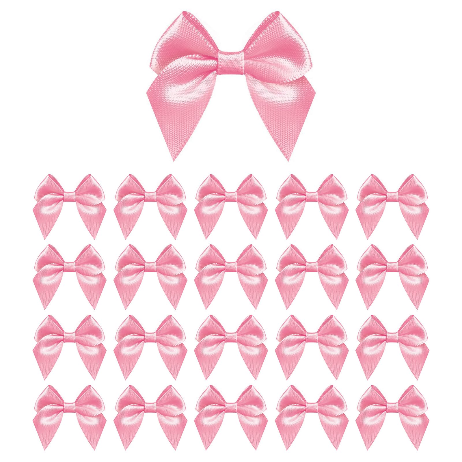 Amazon.com: 100 PCS Bows for Gift Wrapping, 2.75" Satin Ribbon Bows ...