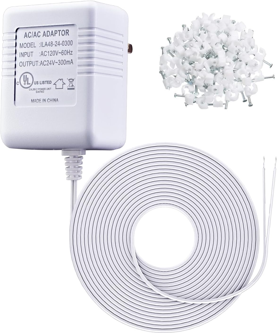 24 Volt Transformer, C Wire Adapter for Nest Honeywell Ecobee and Sensi ...