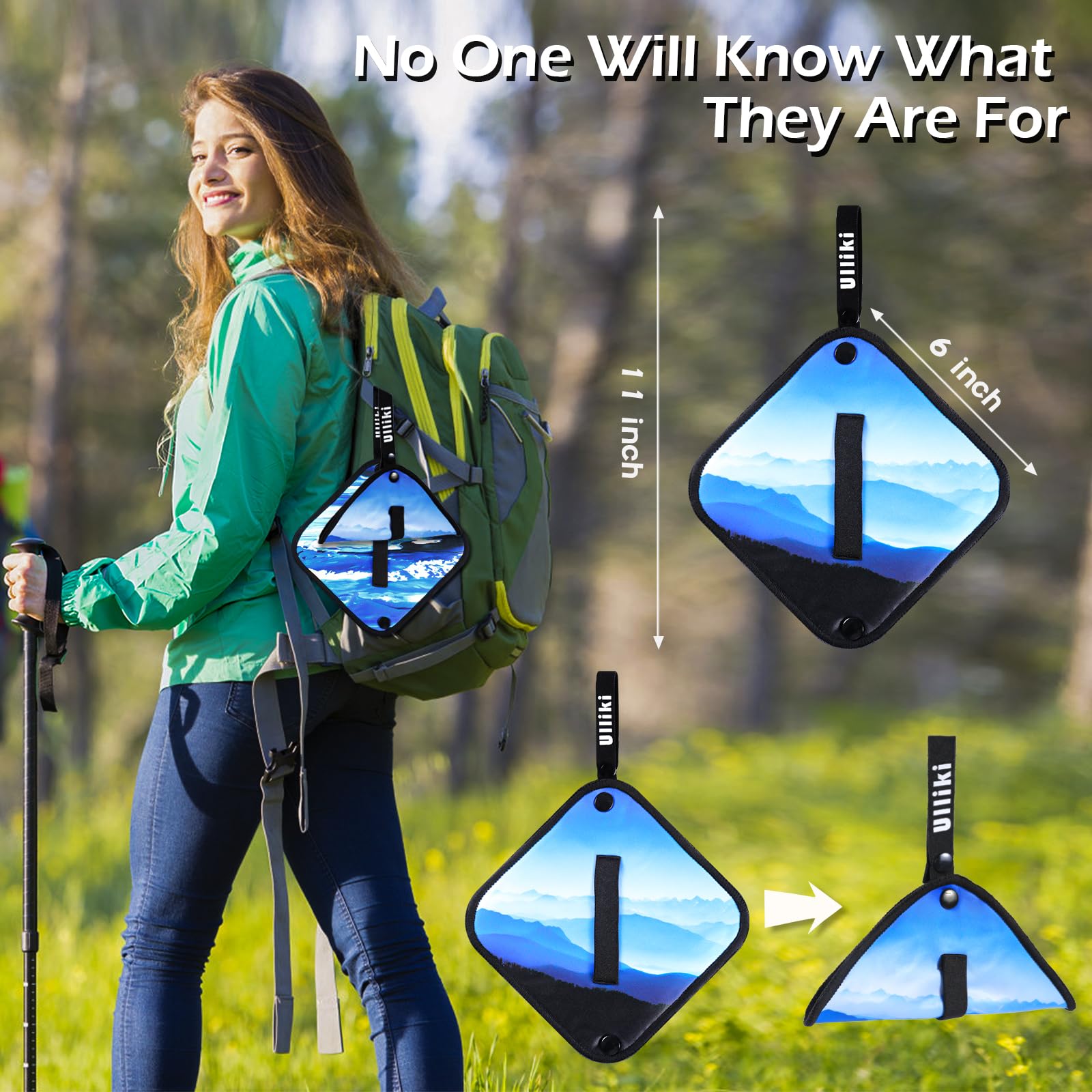 Kula Cloth Tinkle Belle Pee Cloth: Pee Rag For Outdoors, Reusable Kula ...