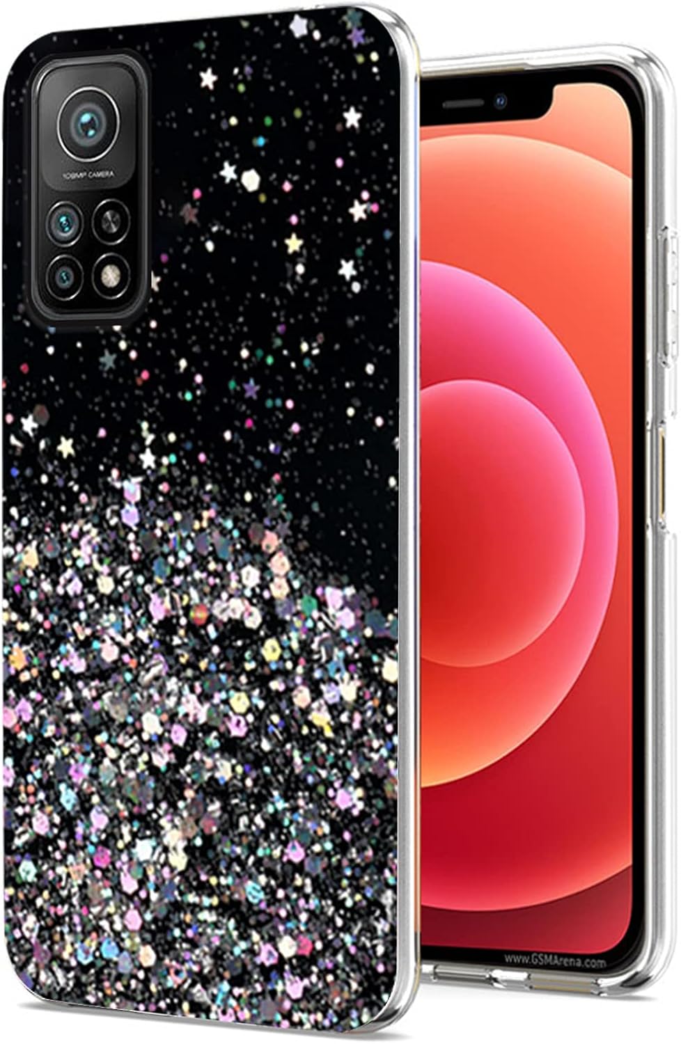 Per Cover Redmi Note 11 Trasparente Glitter Brillantini Custodia Xiaomi ...