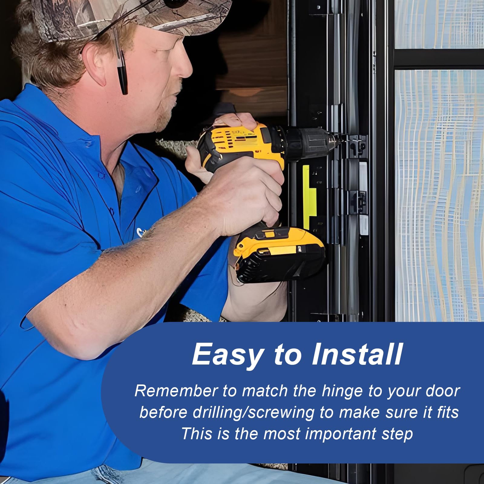 Snapklik.com : RV Entry Door Friction Hinge Kit For 5th Wheel