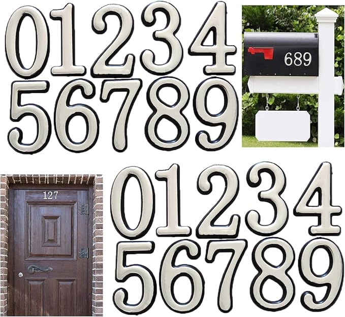 Amazon.com: Mailbox Numbers for Outside, MONNCHA House Numbers for ...
