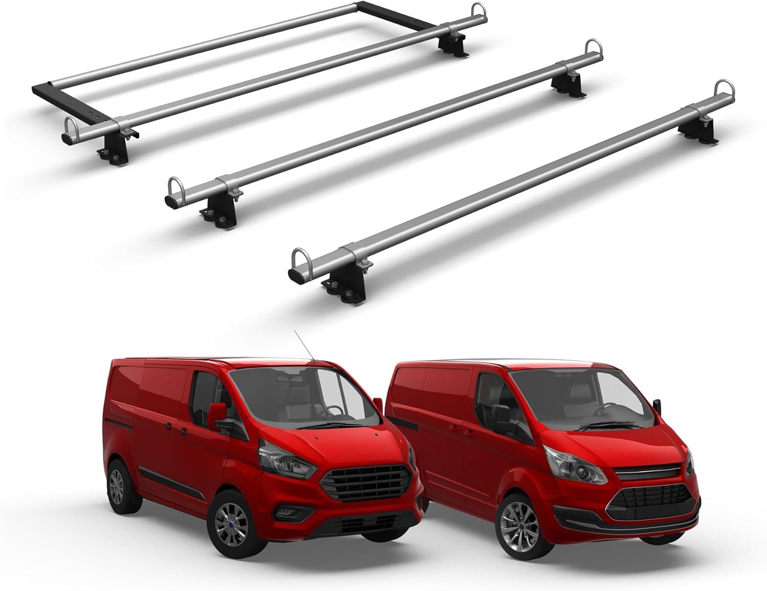 Van Demon 3 Bar Roof Rack for Ford Transit Custom (2013-2023) [Only ...