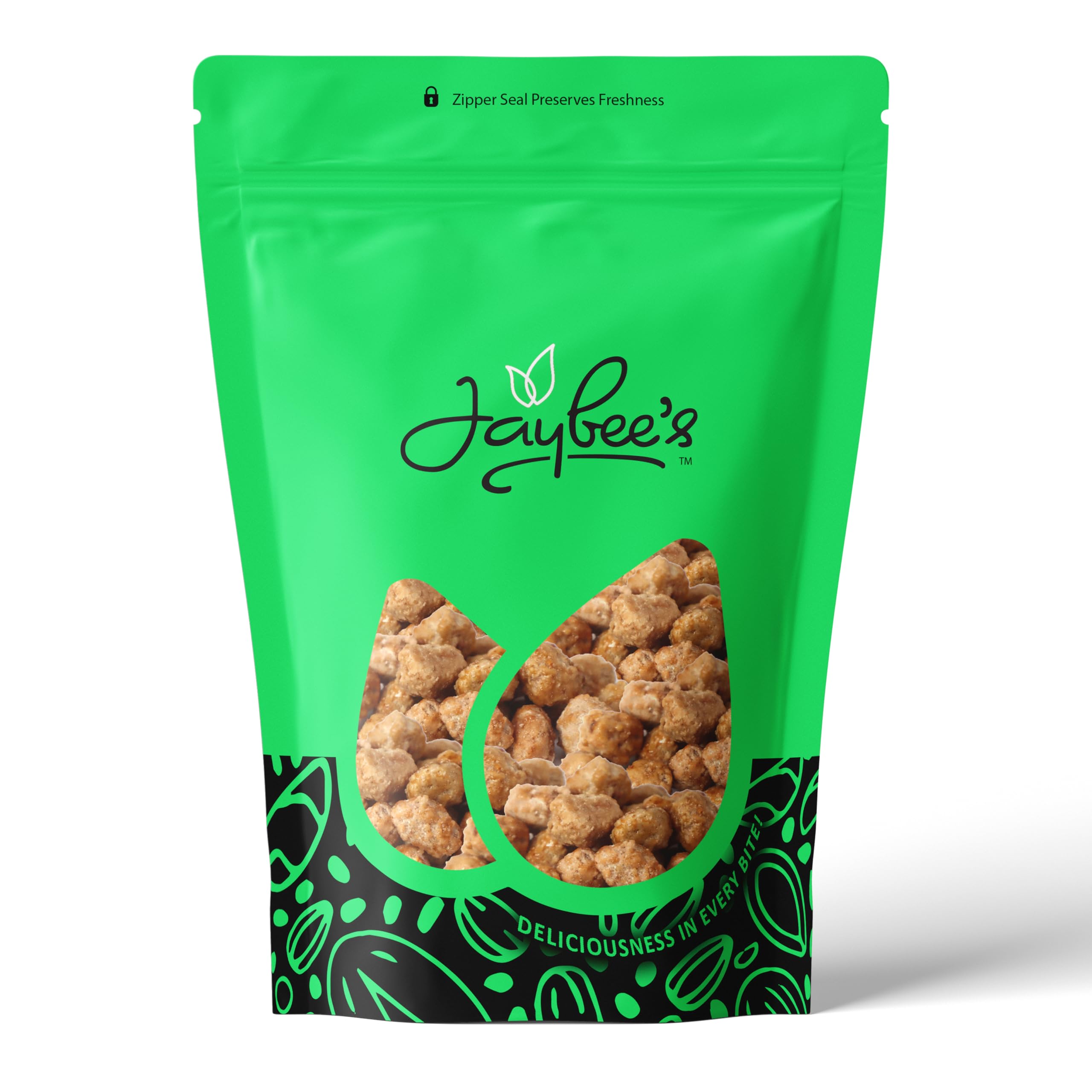 Amazon.com : Toffee Peanuts 48 oz Resealable Bulk Bag - Premium Roasted ...
