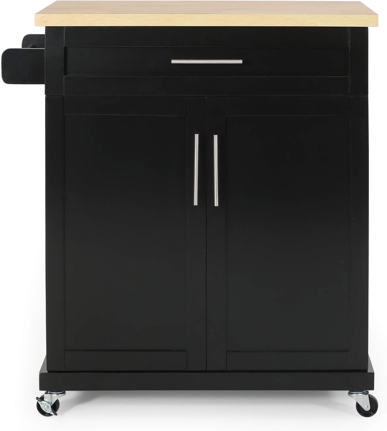 Amazon.com - Christopher Knight Home Batavia Kitchen CART, Black ...