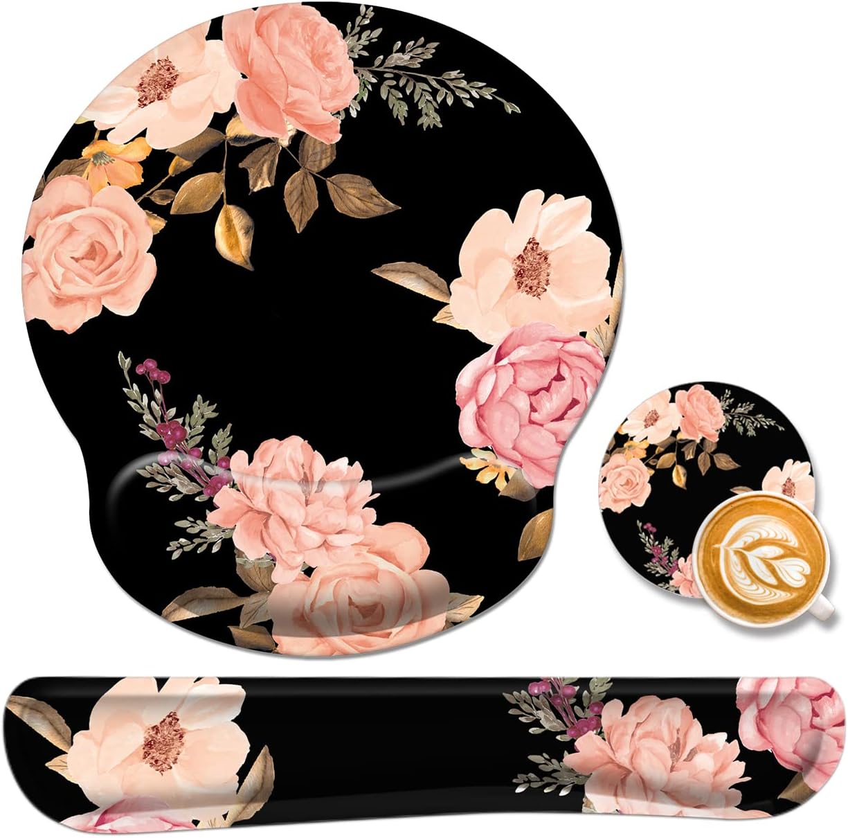 Amazon.com : Pemlari [30% Larger] Ergonomic Mouse Pad Wrist Support ...