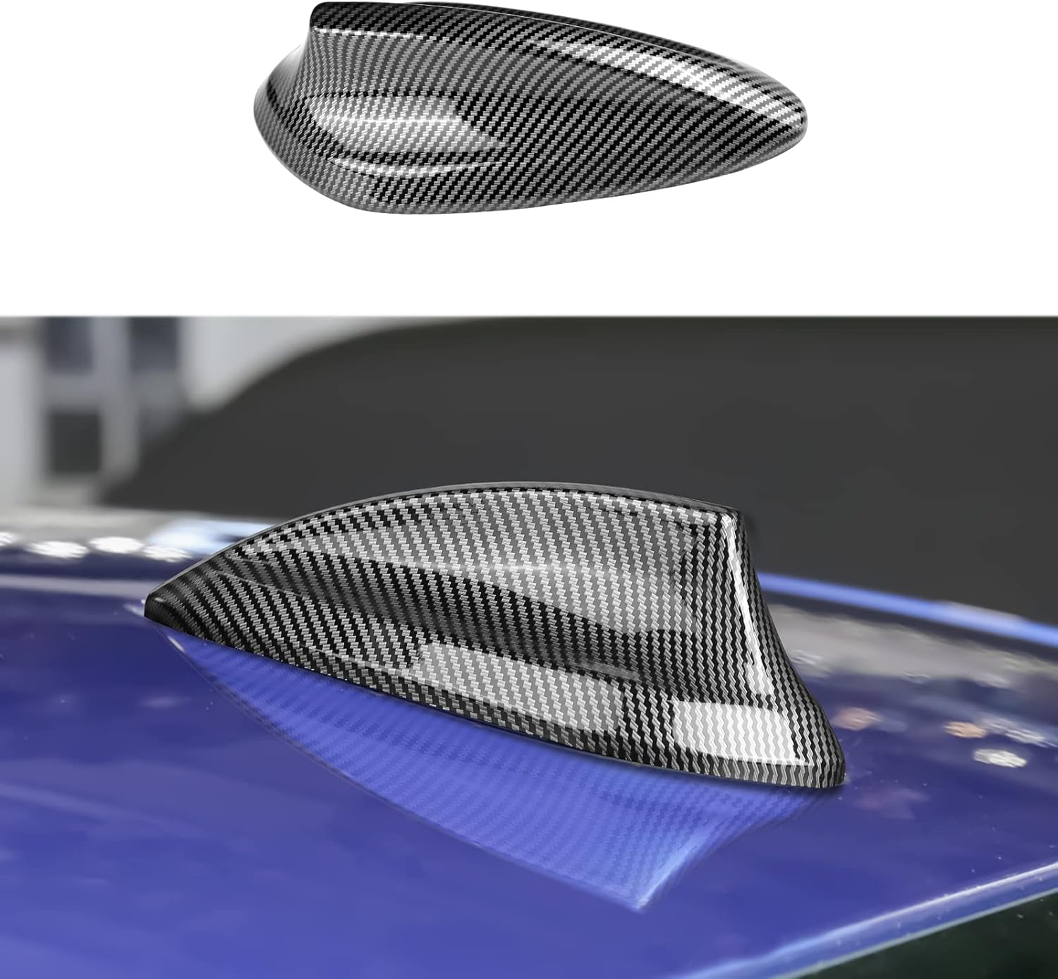 Amazon.com: FEXIDA for BMW Shark Fin Antenna Cover, Car ABS Carbon ...
