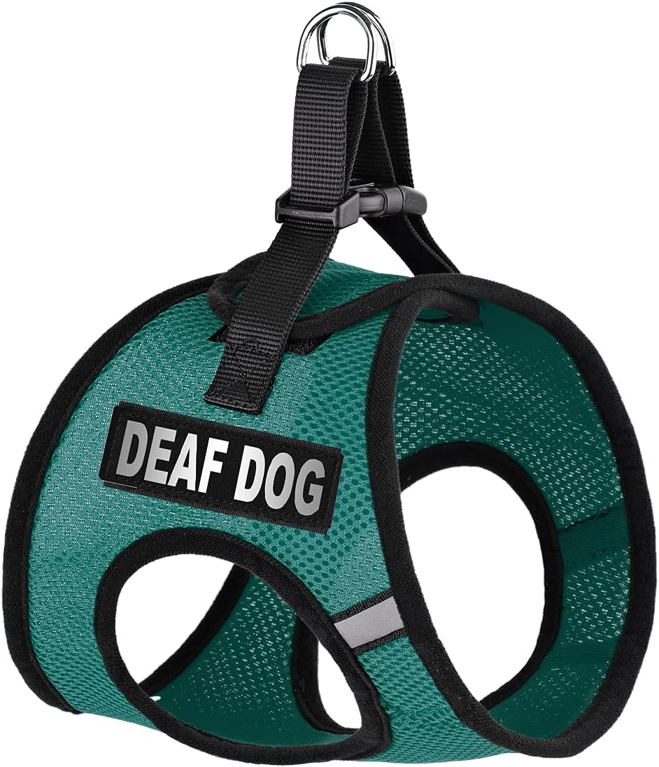 Amazon.com : Dogline York Step in Mesh Dog Harness with Deaf Dog ...