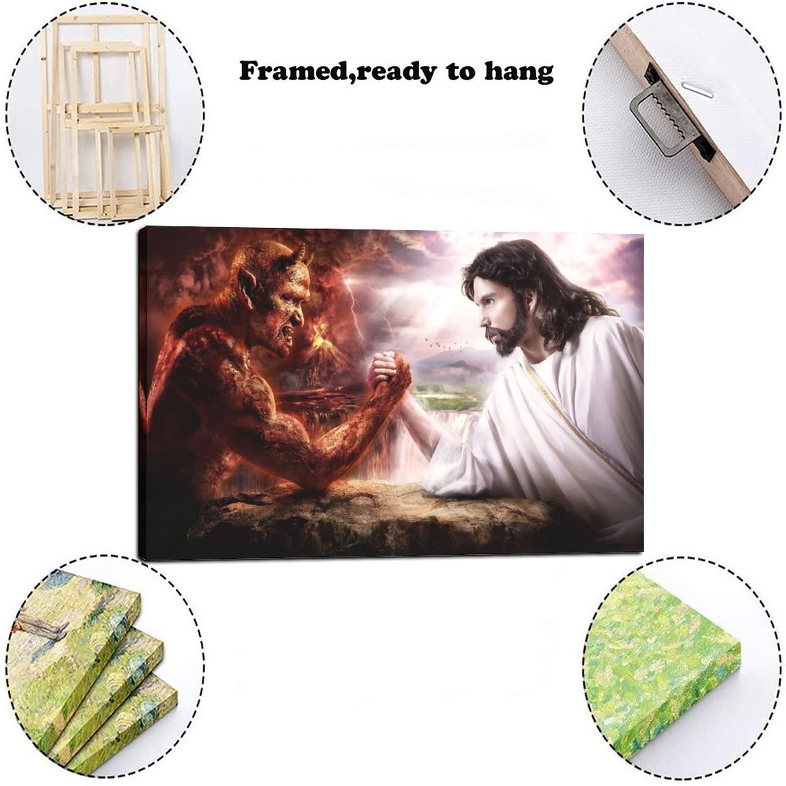 God Vs Devil Wallpaper