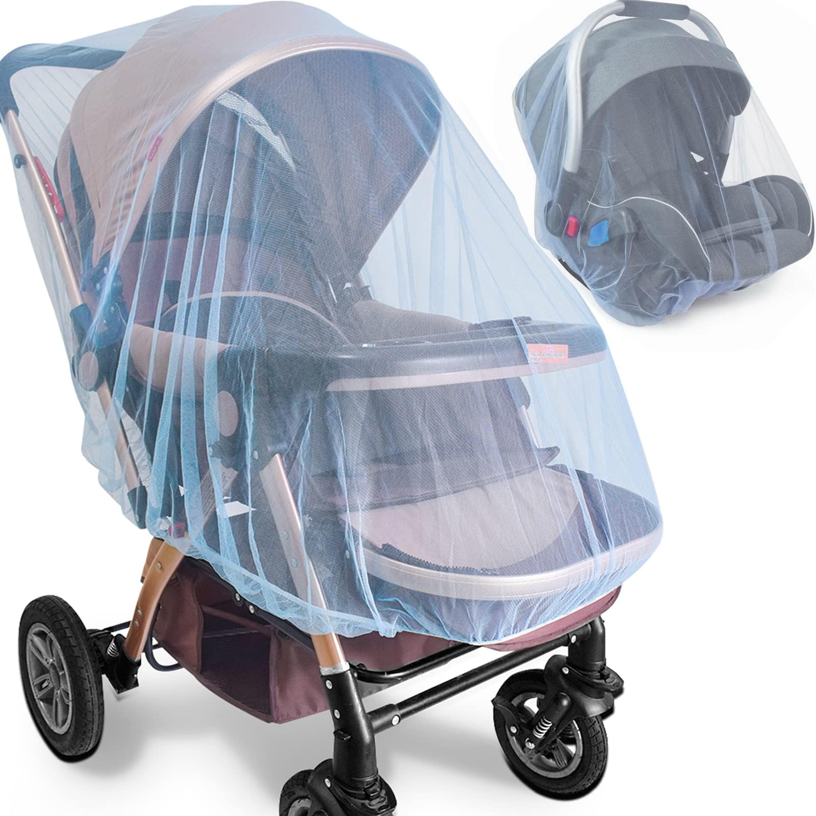 Amazon.com : Mosquito Net for Stroller (2 Pack) - Durable Baby Stroller ...
