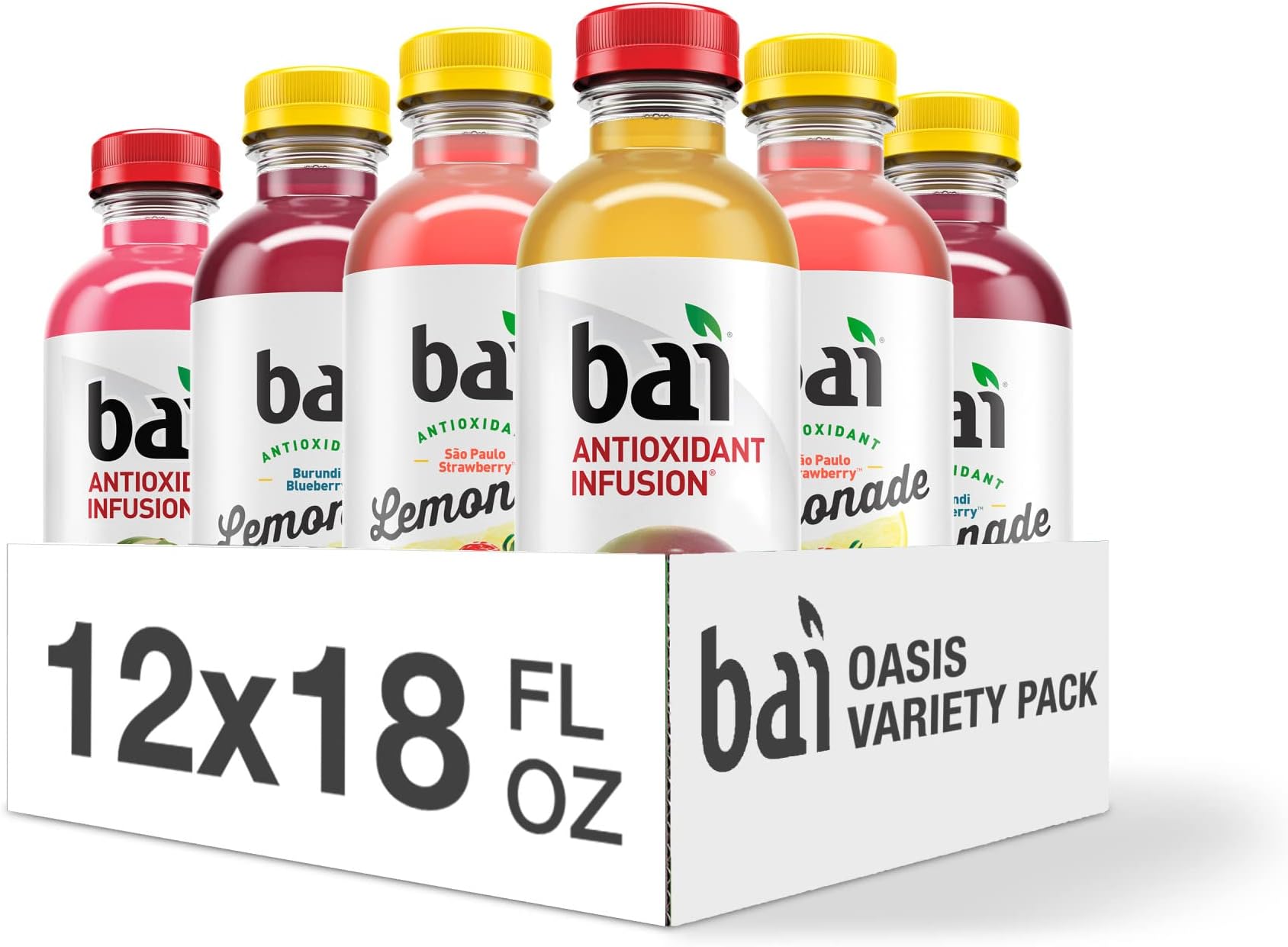 Amazon.com : Bai Antioxidant Infused Water Beverage, Raspberry Lemon ...