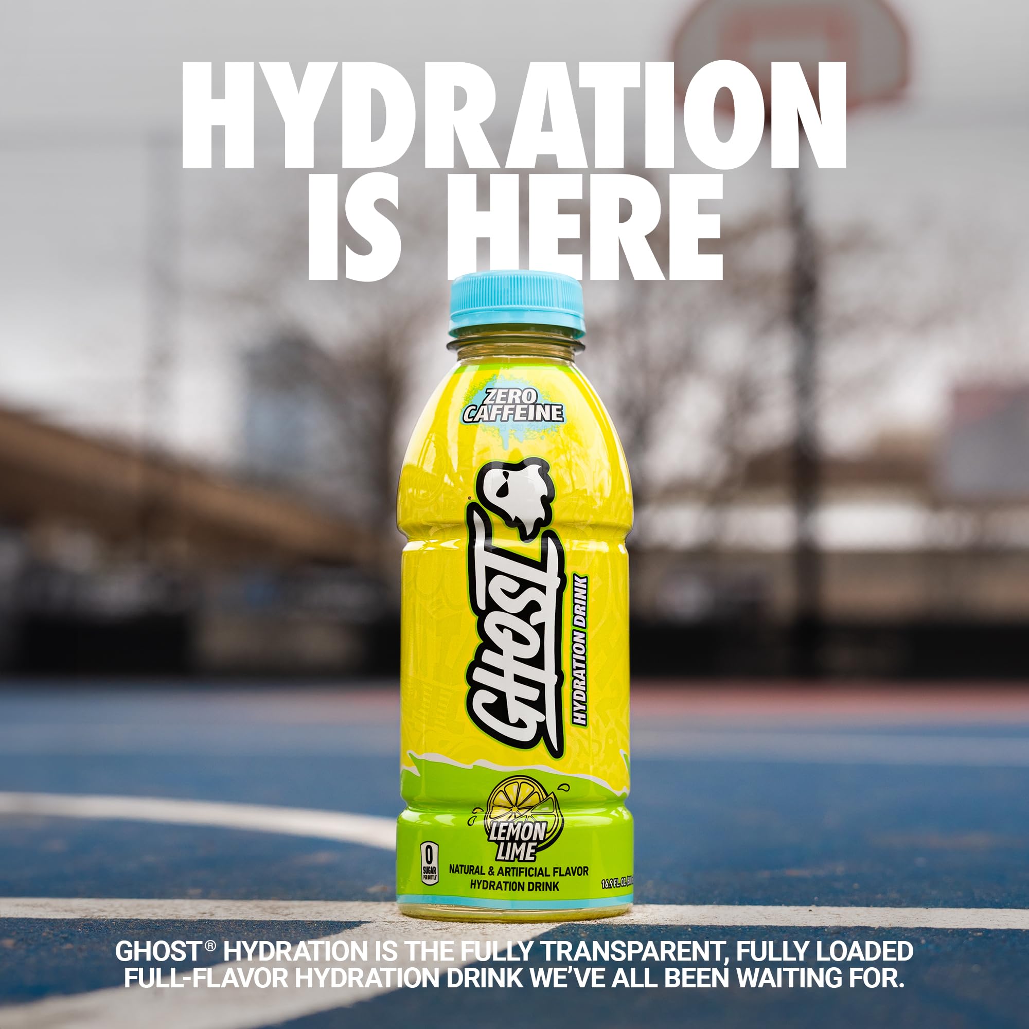 Snapklik.com : GHOST Hydration Drink, Lemon Lime - RTD Sports Drinks