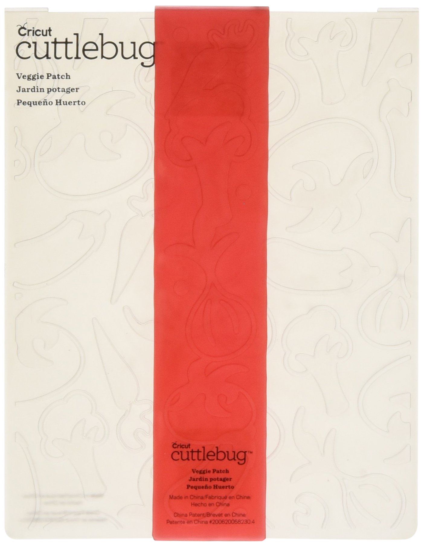 Amazon.com: Cricut Cuttlebug A2 Embossing Folder and Border, Veggie Patch