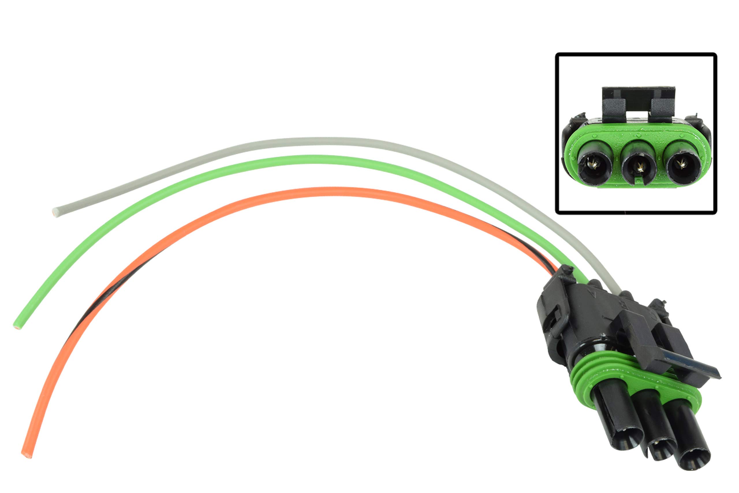 Buy ICT Billet Sensor 3 Wire - 3 Bar Brick Connector Plug Pigtail Grand ...