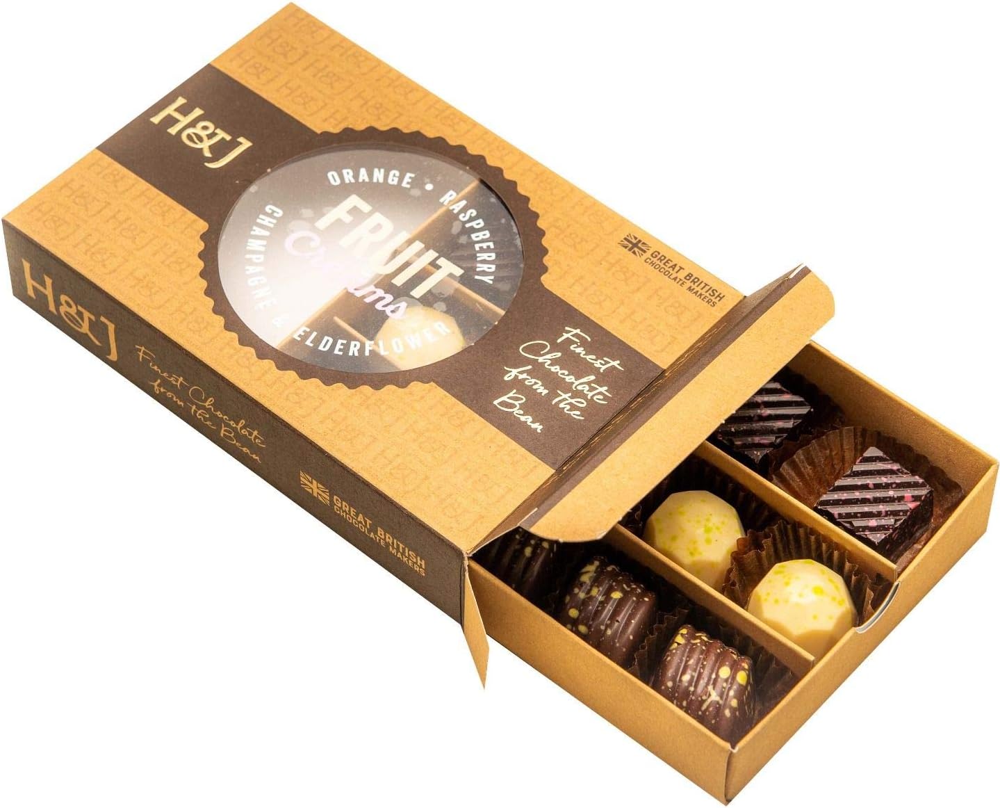 Harris and James Chocolates Fruit Creams (Orange, Raspberry, Champagne ...