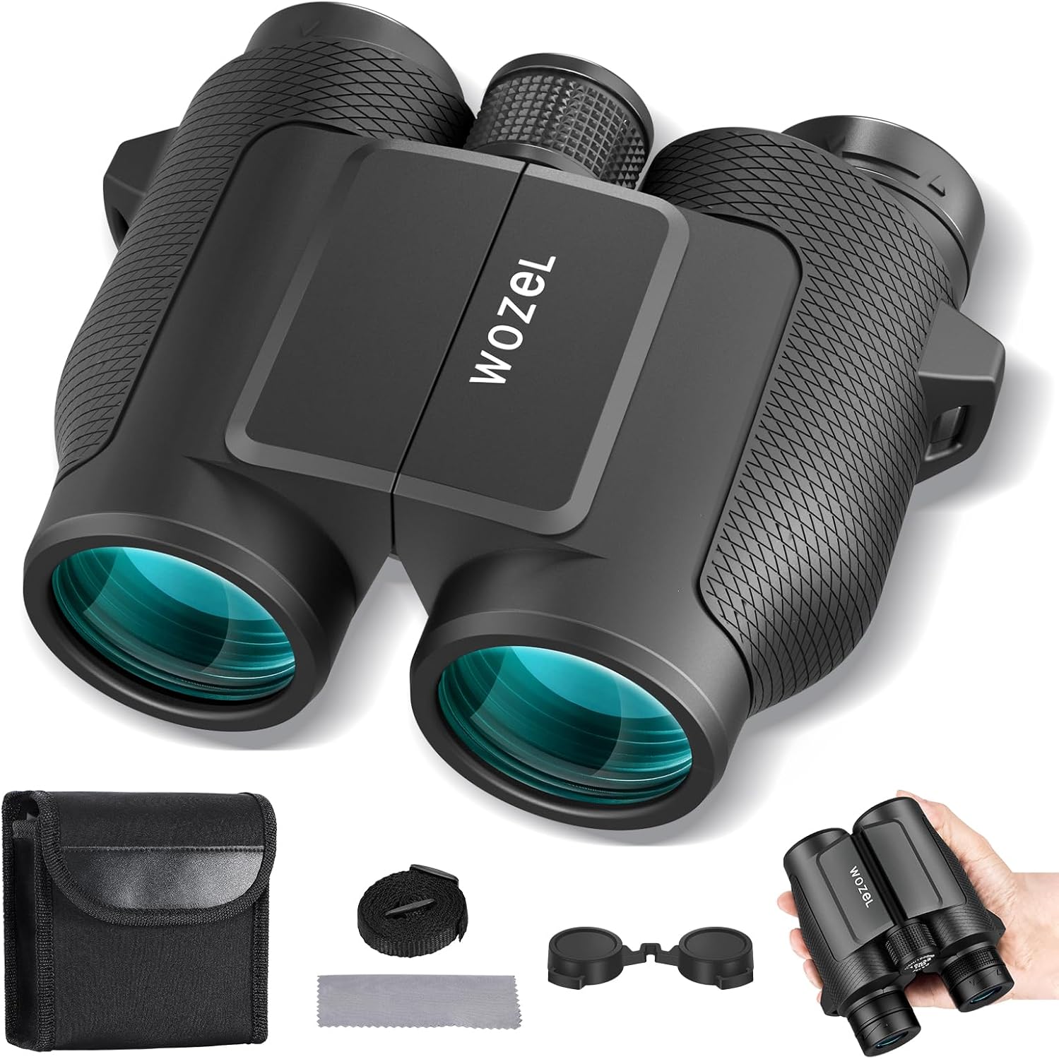 Amazon.com : 15x32 Compact Binoculars for Adults and Kids - WOZEL High ...