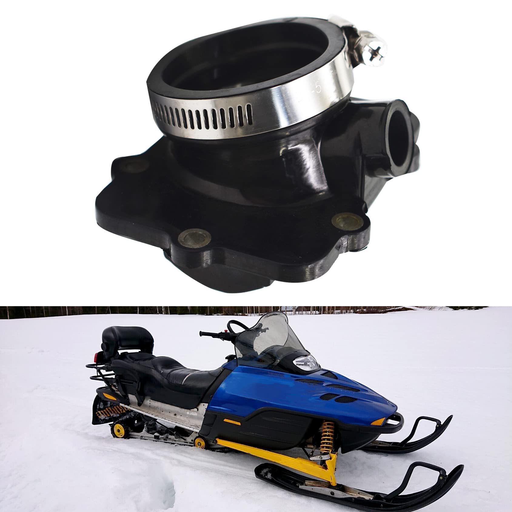 Snapklik.com : Carburetor Flange/Intake Socket Replacement For MXZ ...