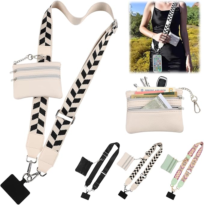 Amazon.com: Noelanir Clip and Go Strap for Phone with Wallet Crossbody ...