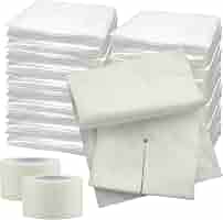 Medical Split Pads Vakly 50 Pack 4x4 Split Drain Sponges - 6 Ply ...