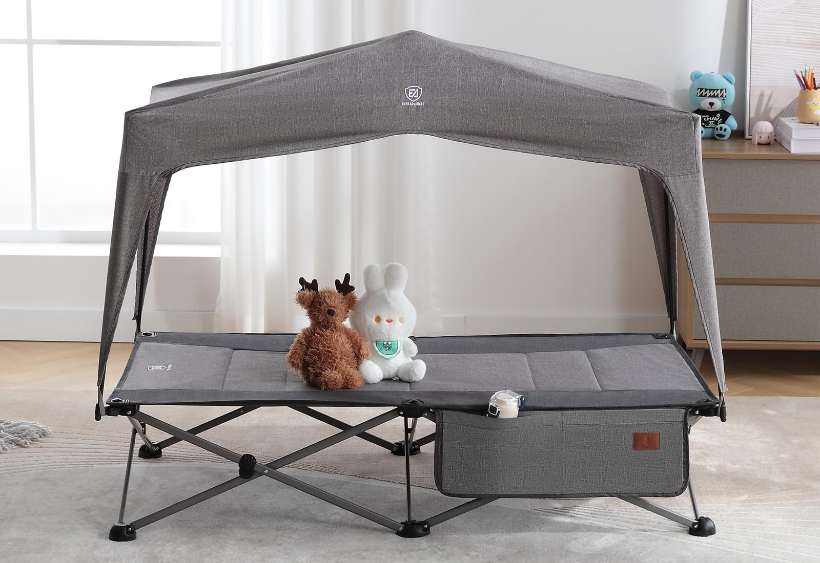 Amazon.com: High Stream Gear Toddler Cot Bed: Kids Travel Camping Bed ...