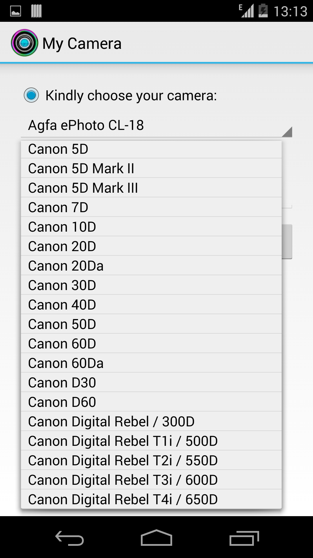 mycamera Dof(Depth of Field) Calculator - App on Amazon Appstore