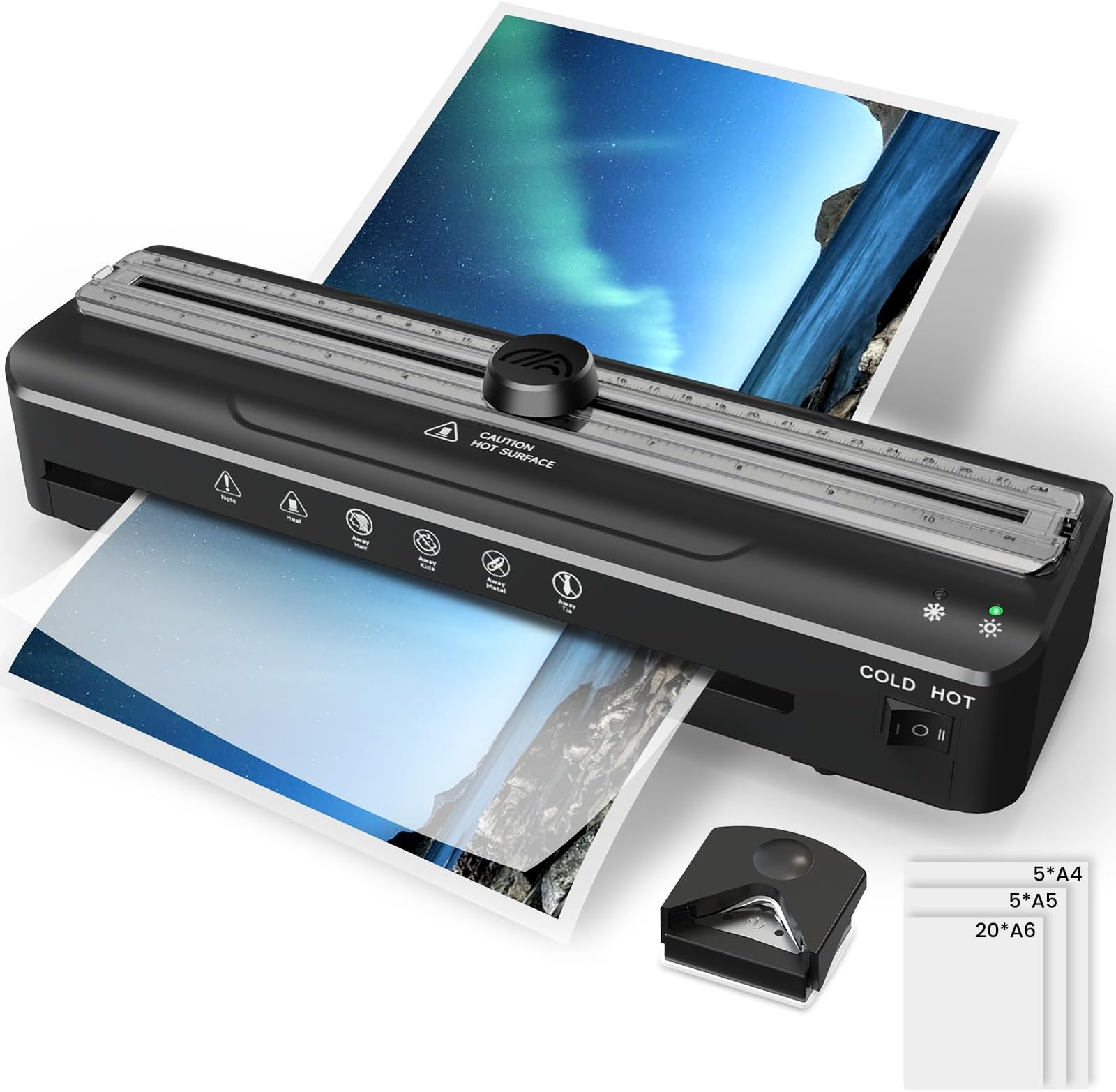 Amazon.com : Laminator Machine, 9-Inch Laminator Thermal Laminator ...