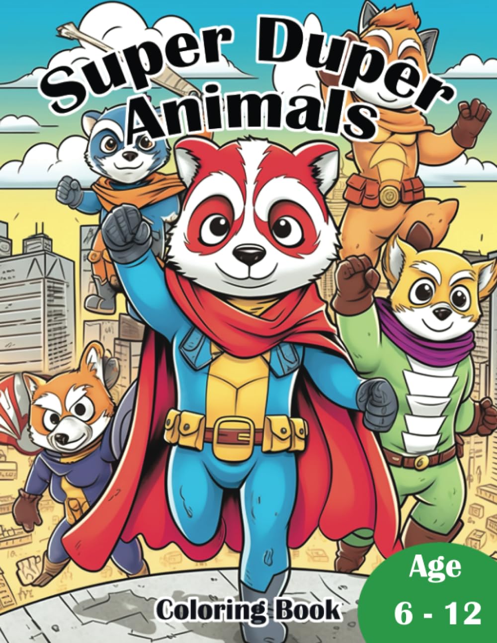 Super Duper Animals: Coloring Book: Hendler, Lucas Danilo, Creations ...