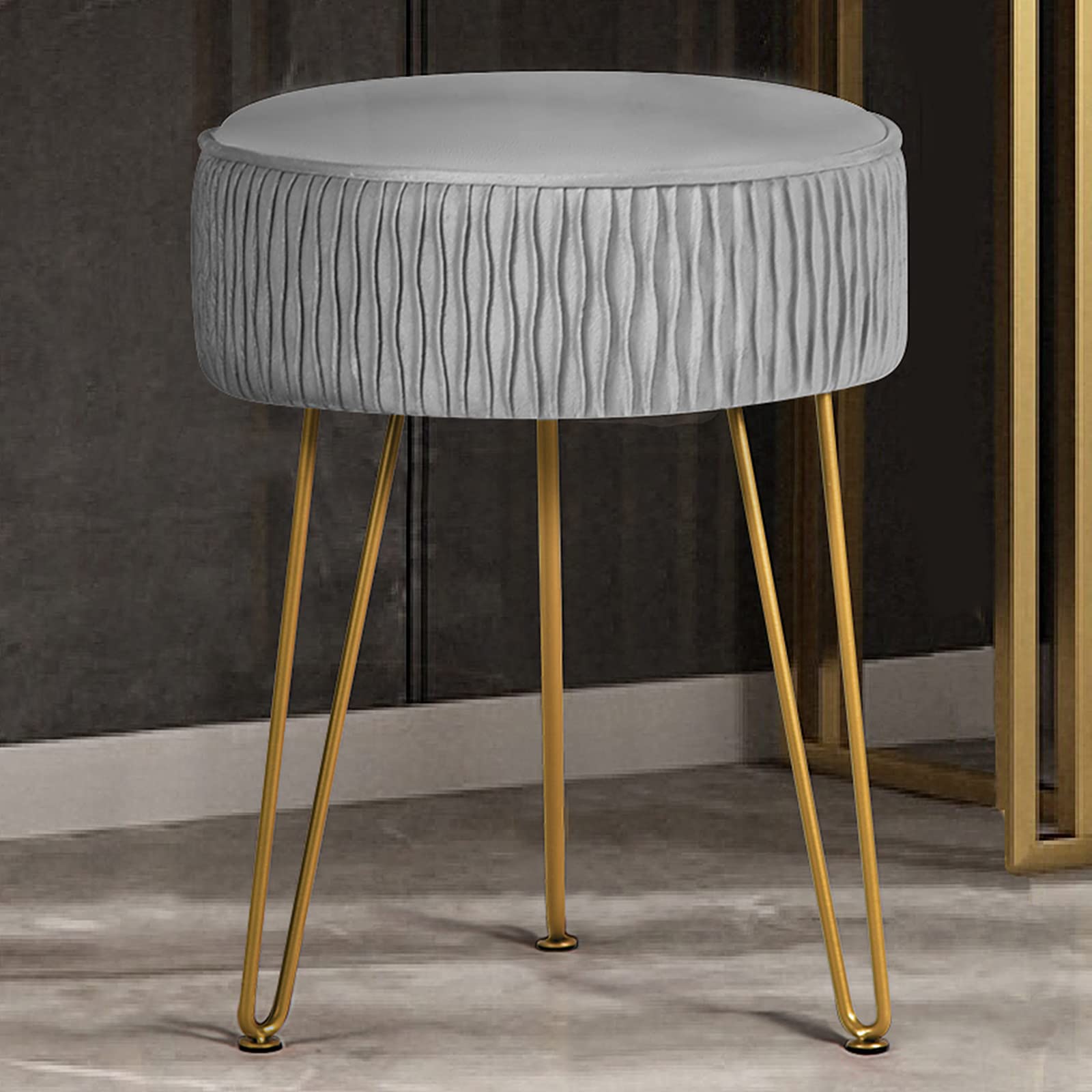 MOOWIND Vanity Stool for Makeup Room Bedroom, Modern Multifunctional ...