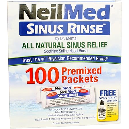 Amazon.com: NeilMed's Sinus Rinse Extra Strength Pre-Mixed Hypertonic ...
