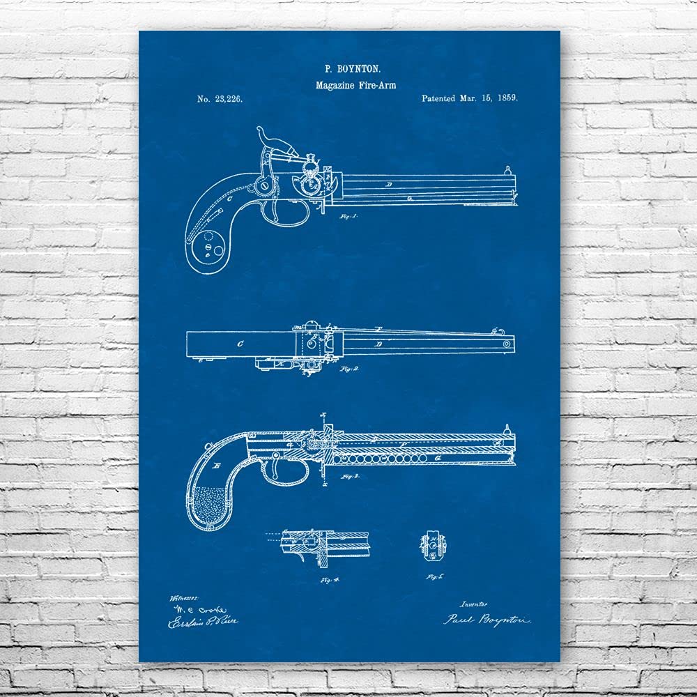 Flintlock Pistol Blueprints