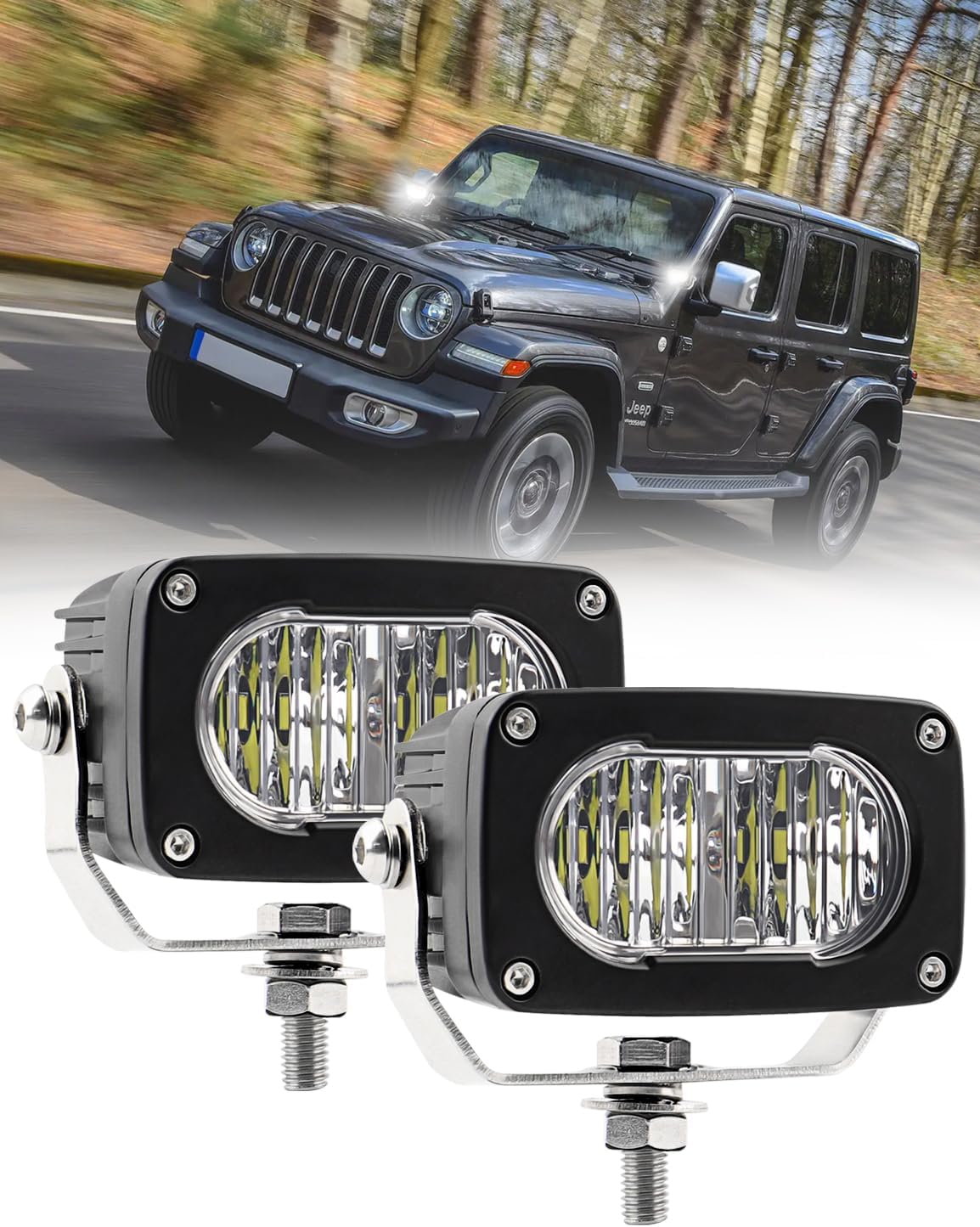 Amazon.com: GLOBLED LED Pod Lights, 3 inch LED Flood Pod Lamp with ...