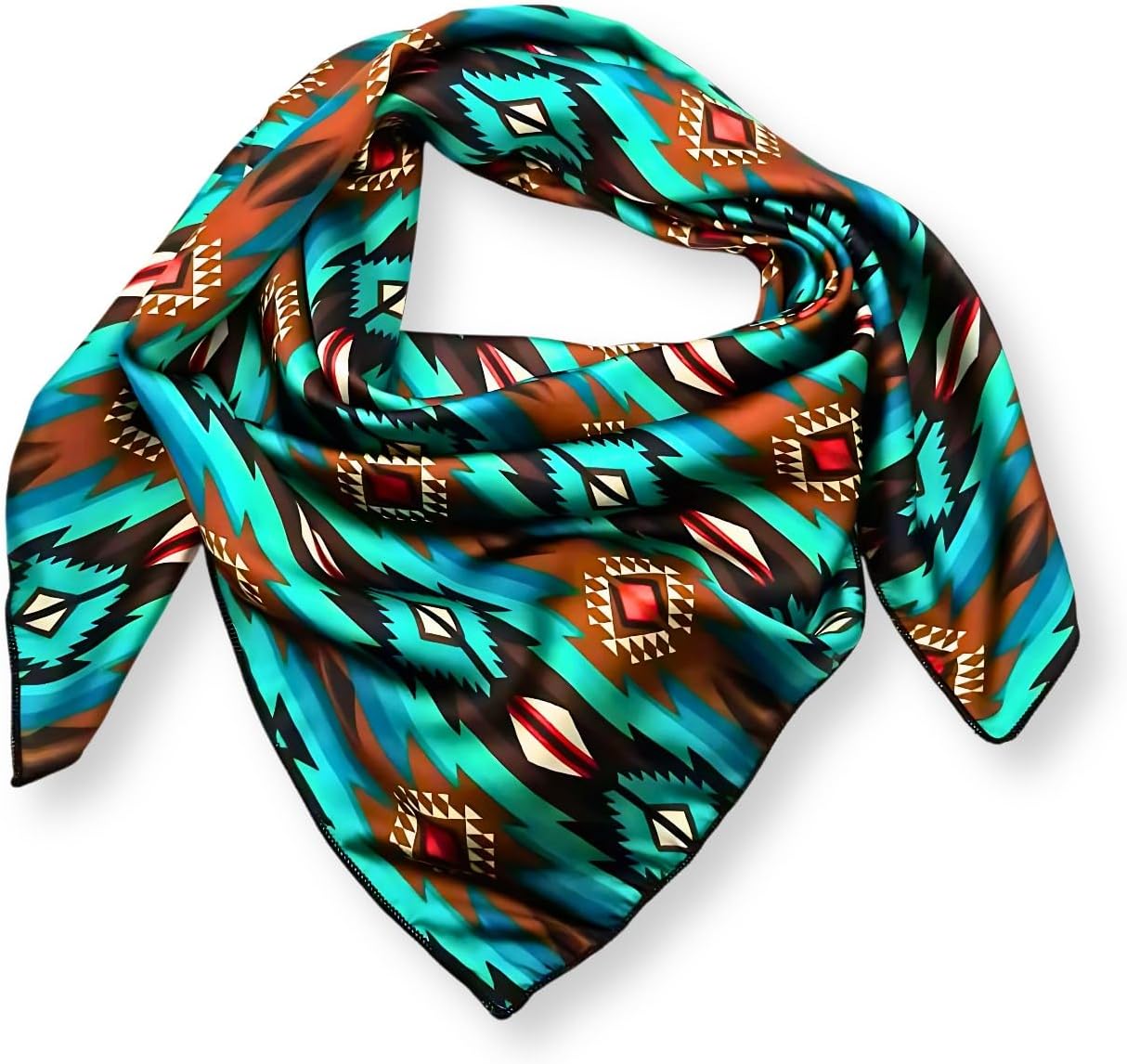 Helder Creek Co Wild Rag Silk Scarf 36 inch Western Cowboy Bandana ...