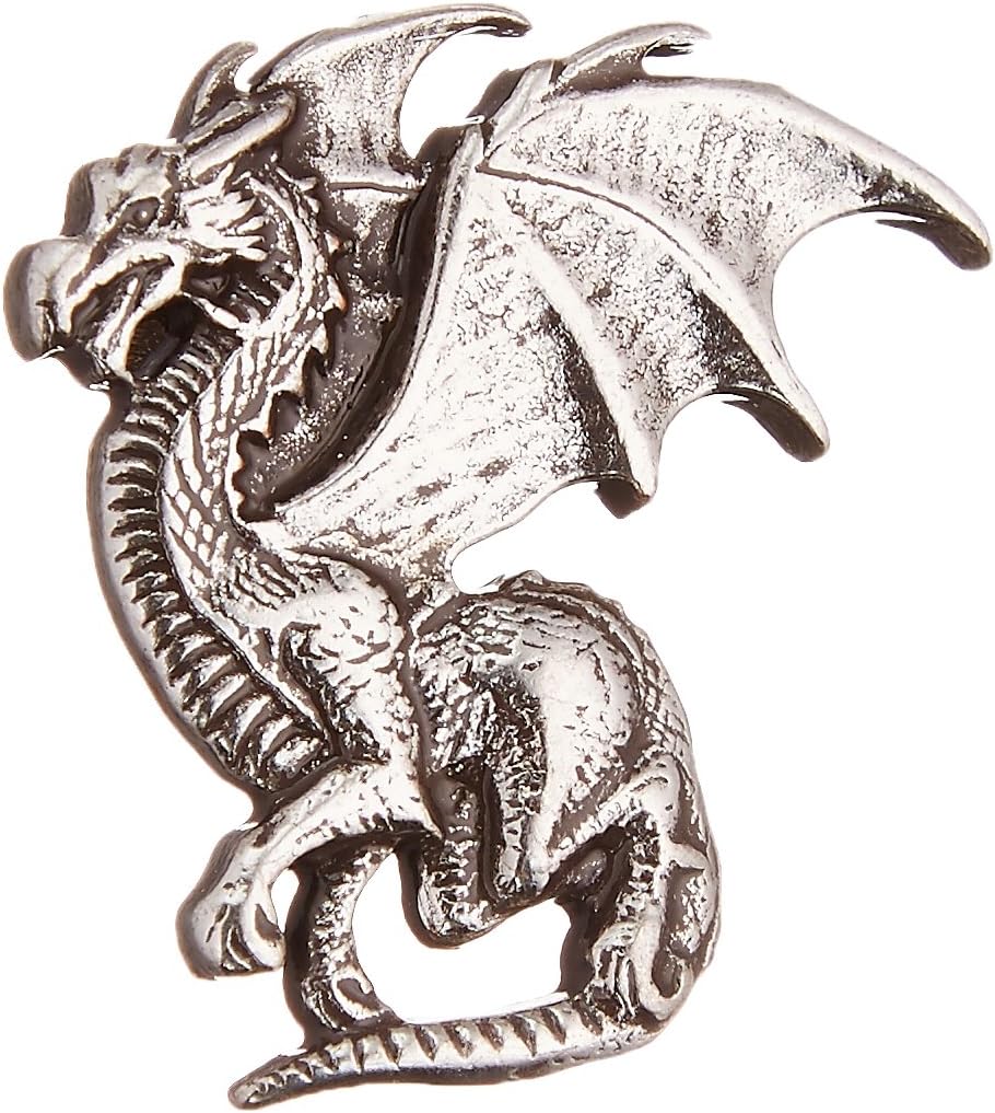 Amazon.com: Tandy Leather Winged Dragon Concho Left 1" (2.5 cm) x 1" (2 ...