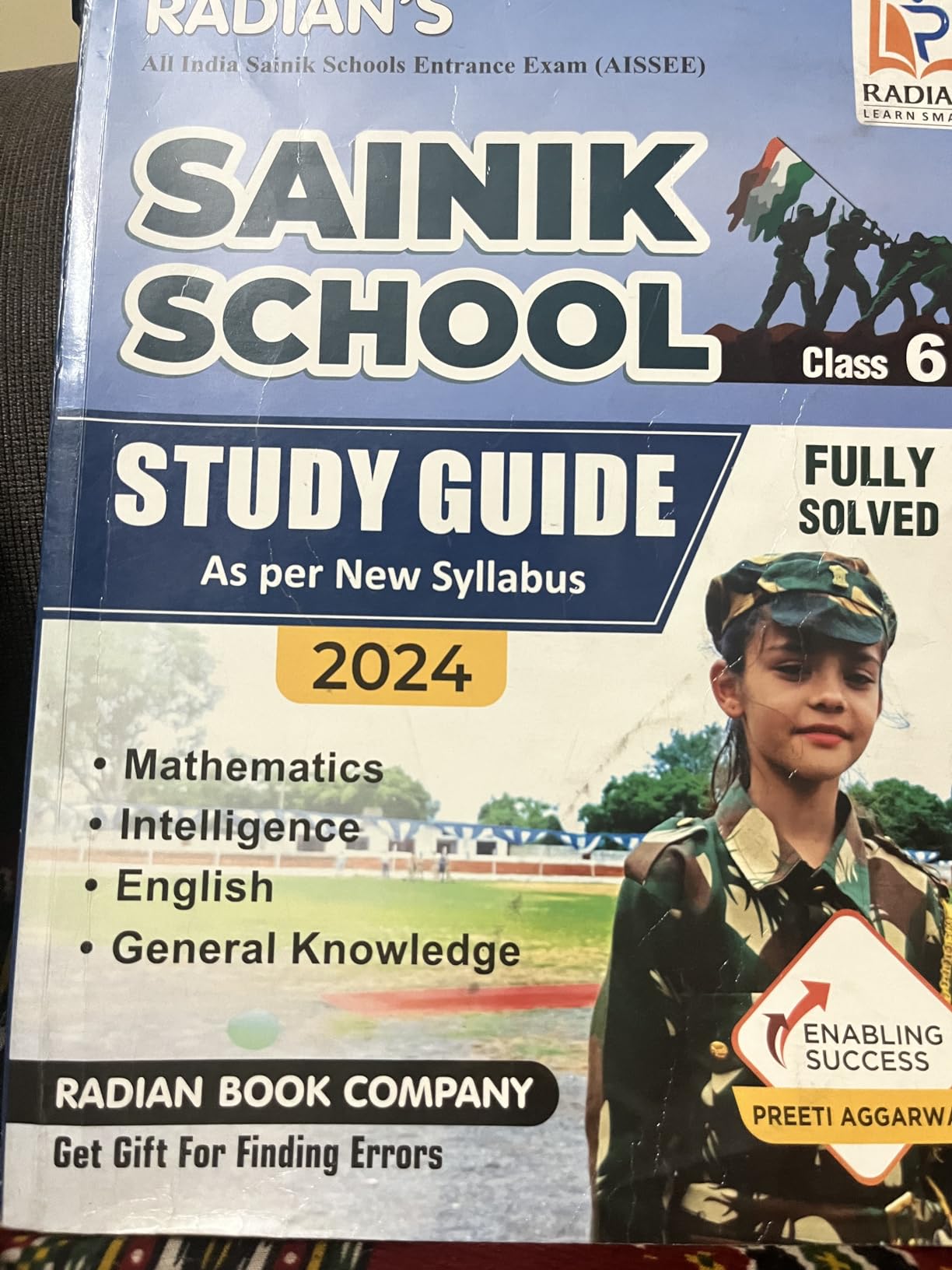 Buy Sainik School Guide Book Class 6 for Entrance Exam 2024 English ...