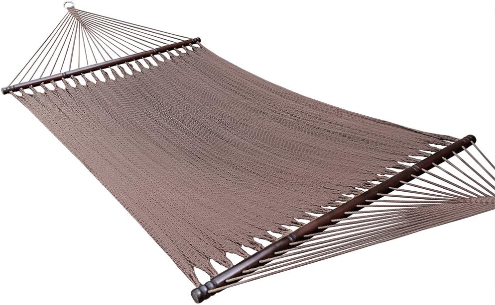 Amazon.com : Polyester Rope Hammock - Soft-Woven Deluxe (Coffee ...
