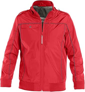 Amazon.com: Baubax Travel Jacket - Bomber - Male - Red - XL : Sports ...
