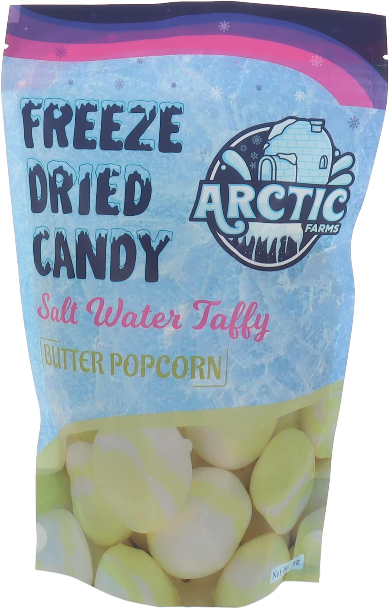 Amazon.com : Arctic Farms Freeze Dried Candy Salt Water Taffy Candies ...