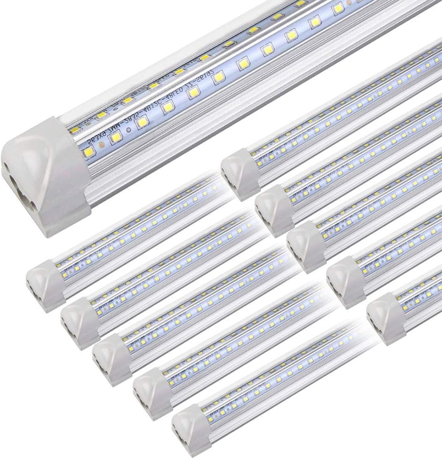 4-Pack,4FT LED Shop Light,Hanging or Surface Mount, 60W 5000K Daylight ...
