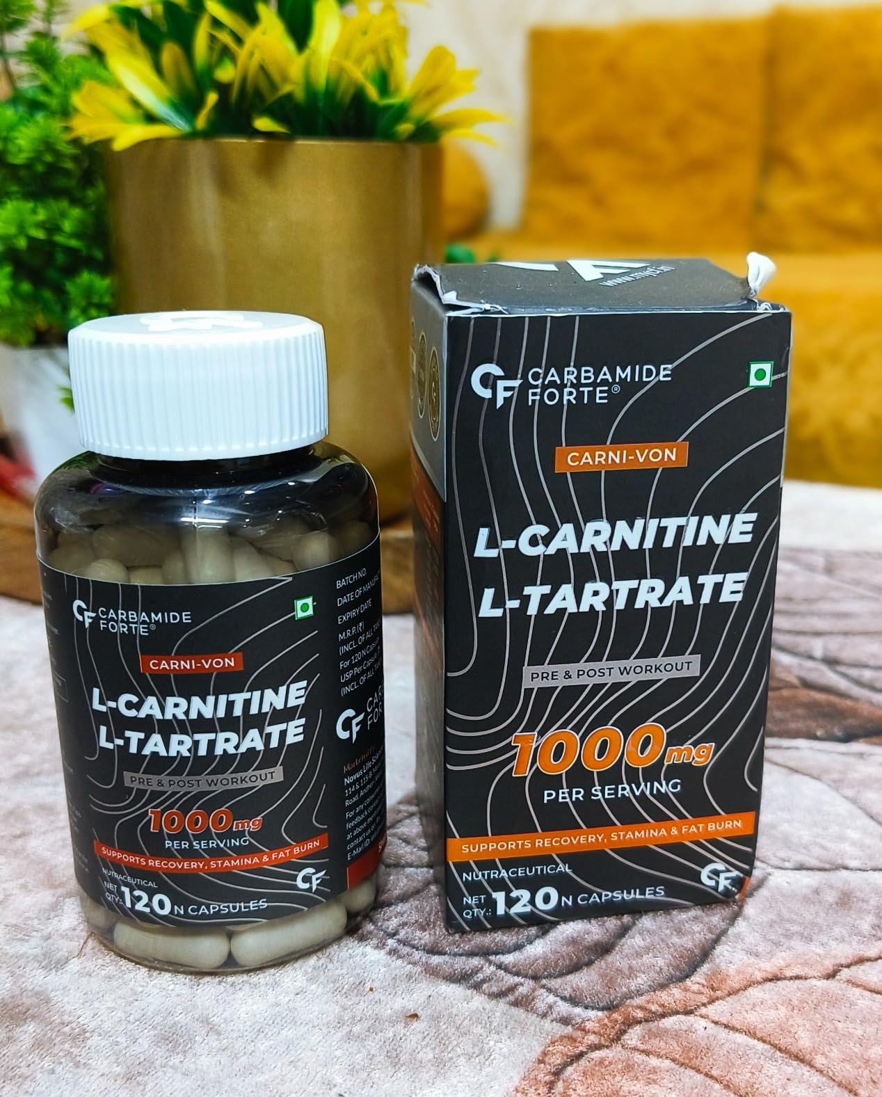 Carbamide Forte Carbamide Forte L Carnitine Supplement 1000mg Capsules ...