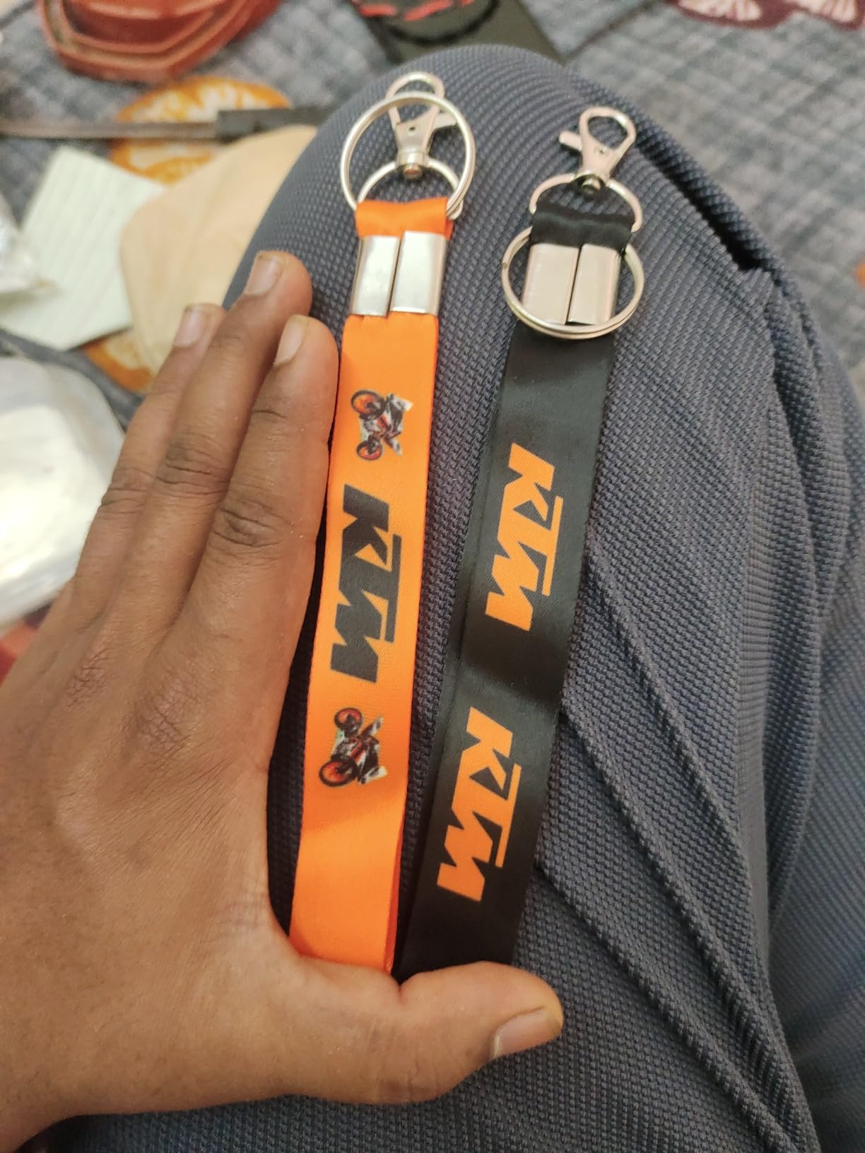 KTM Keychain Pack of 2 Bike Fashion Premium of Key Chain Ready to Race ...