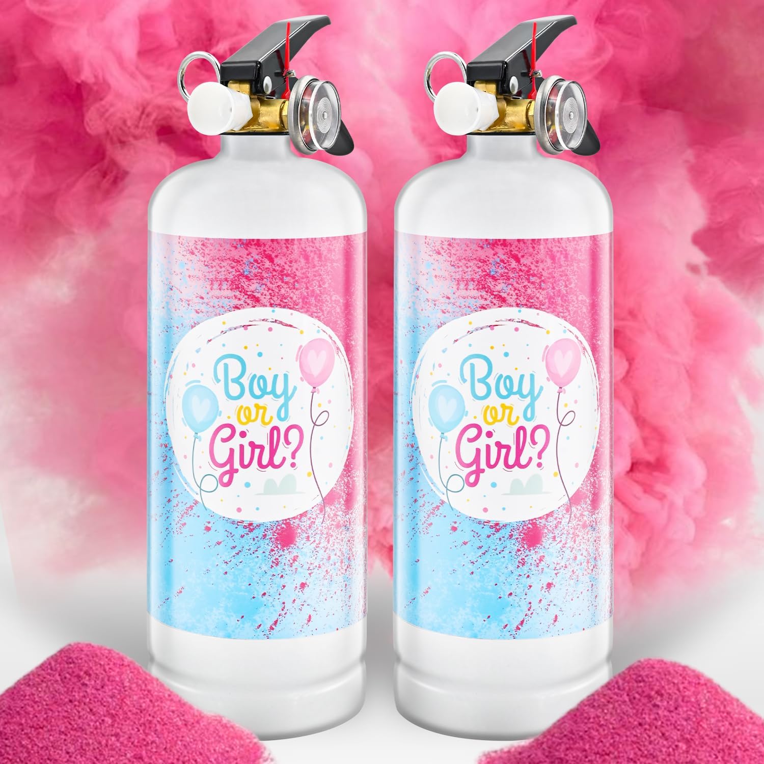 Amazon.com: Gender Reveal Fire Extinguisher Smoke Powder for Gender ...