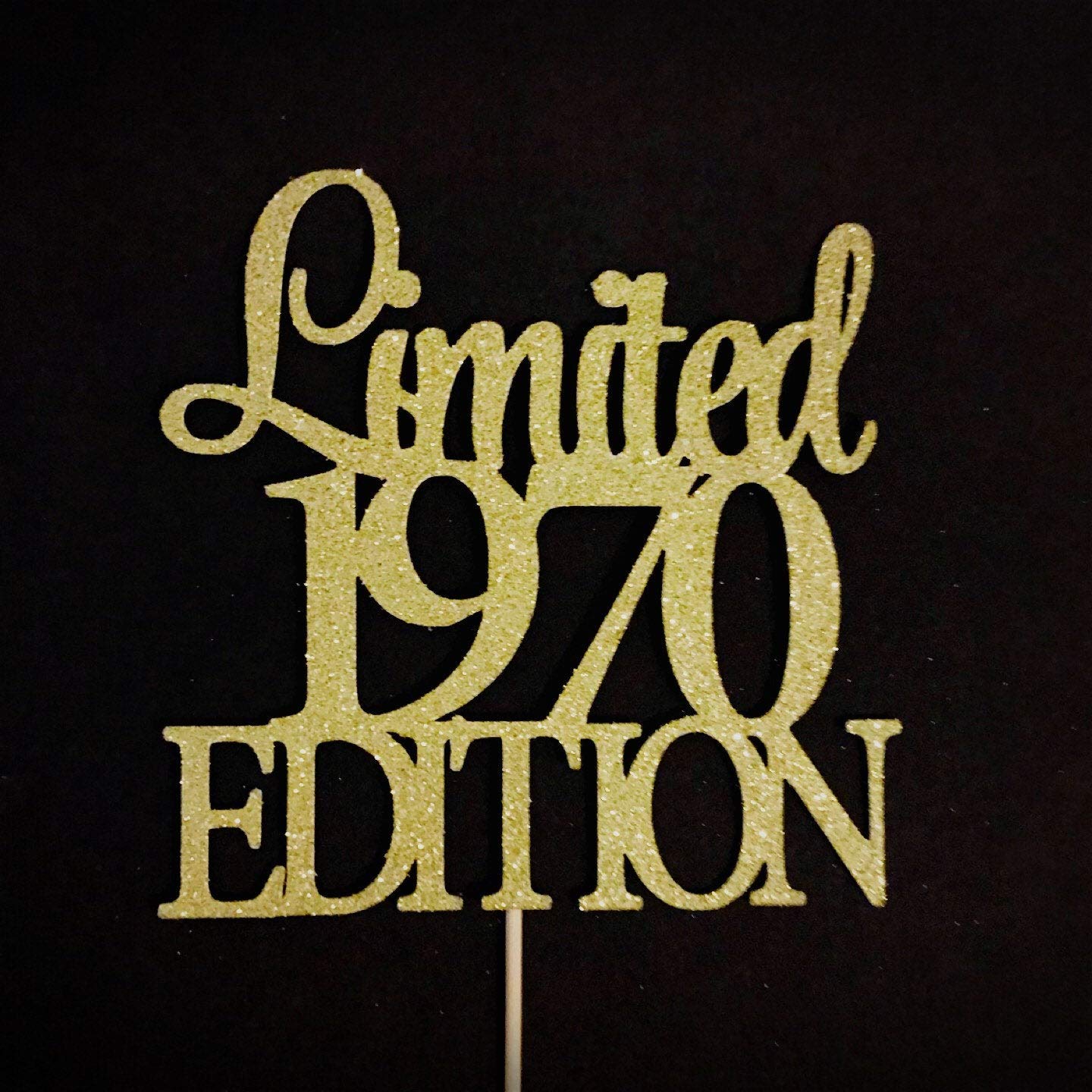 Buy Limited 1970 Edition Cake Topper, Birth Year Cake Topper, 50th ...