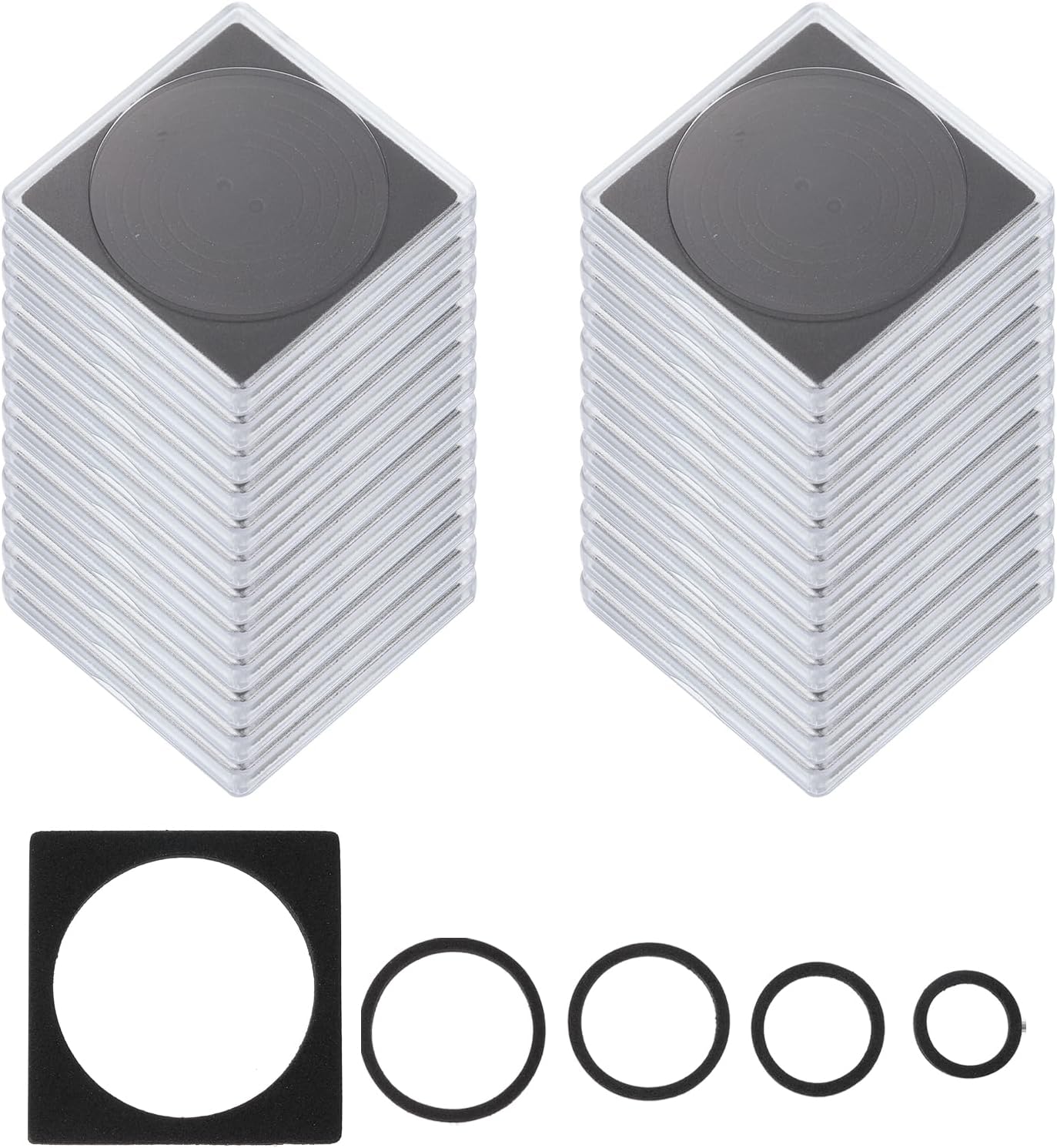 Amazon.com : PATIKIL Coin Snap Holder, 24 Pack Silver Dollar Coin ...