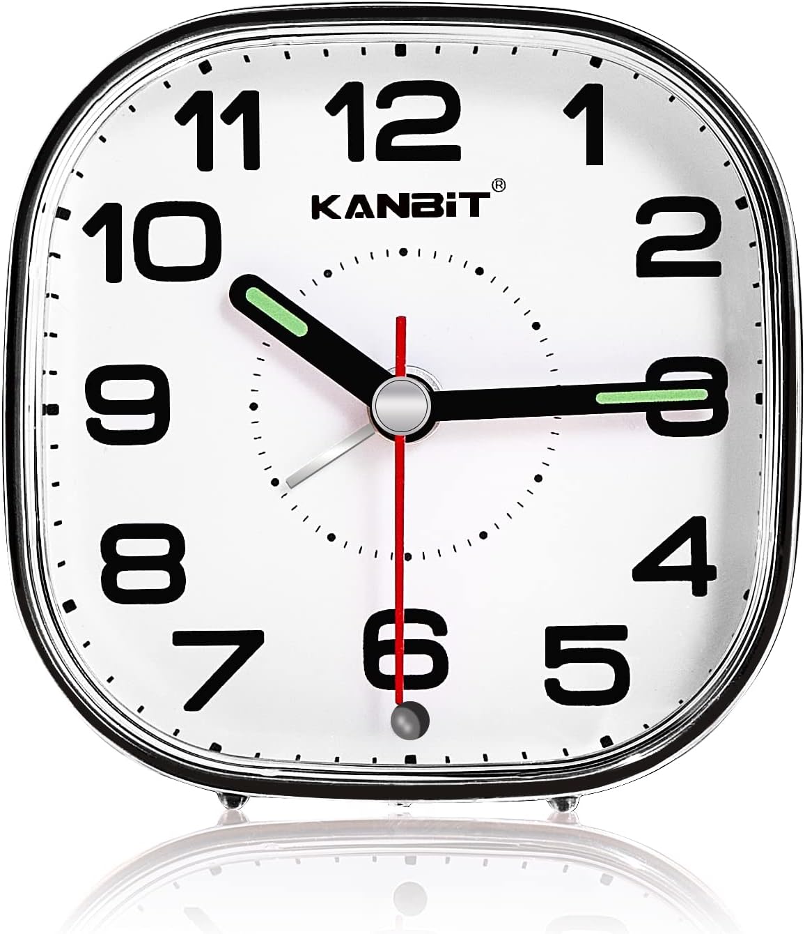 Amazon.com: FAMICOZY Mini Size Alarm Clock, Quiet Non Ticking Travel ...