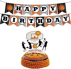Amazon.com: ZHENGYE Basketball Party Decorations Supplies Sports Theme ...