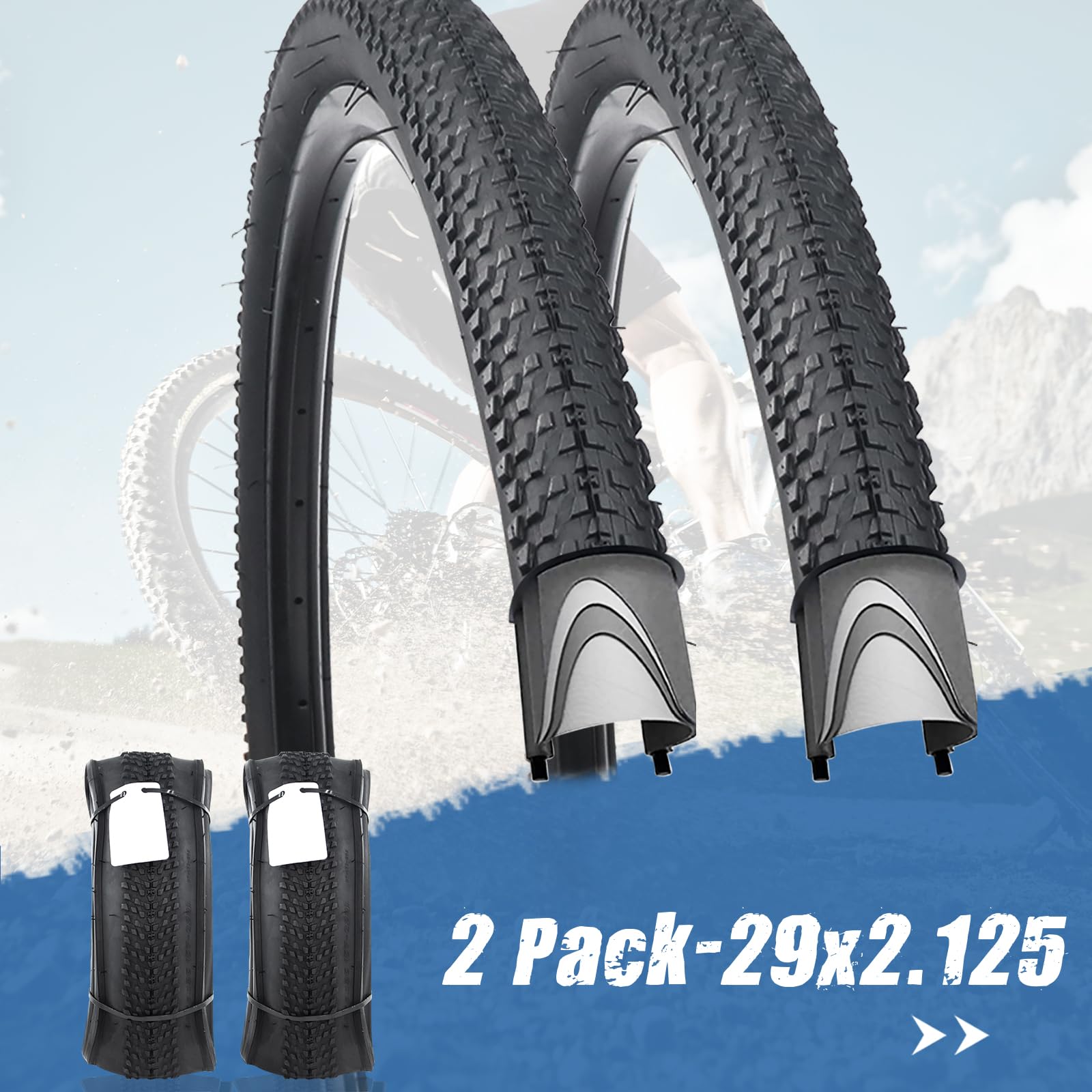 Snapklik.com : 29"x2.125" Inch Mountain Bike Tires 29 Inch Bike Tire 2 ...