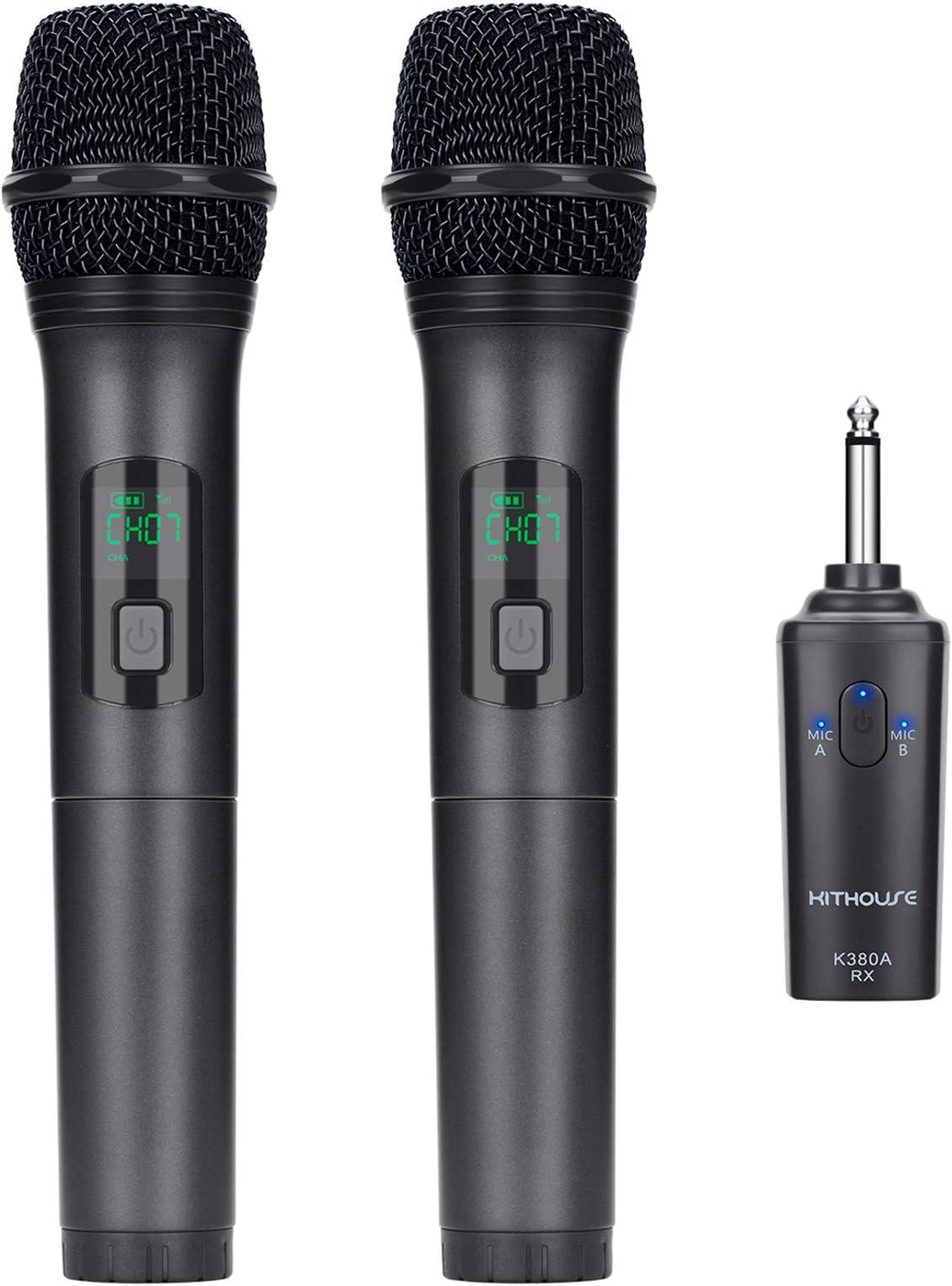 Amazon.com: VocoPro Wireless Microphone System, Commander-USB-Handheld ...