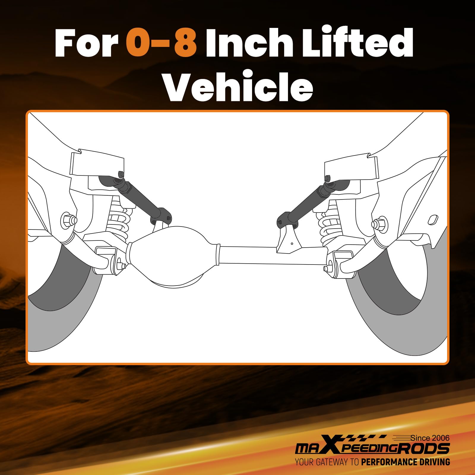 Snapklik.com : maXpeedingrods Adjustable Front Upper Control Arms For ...