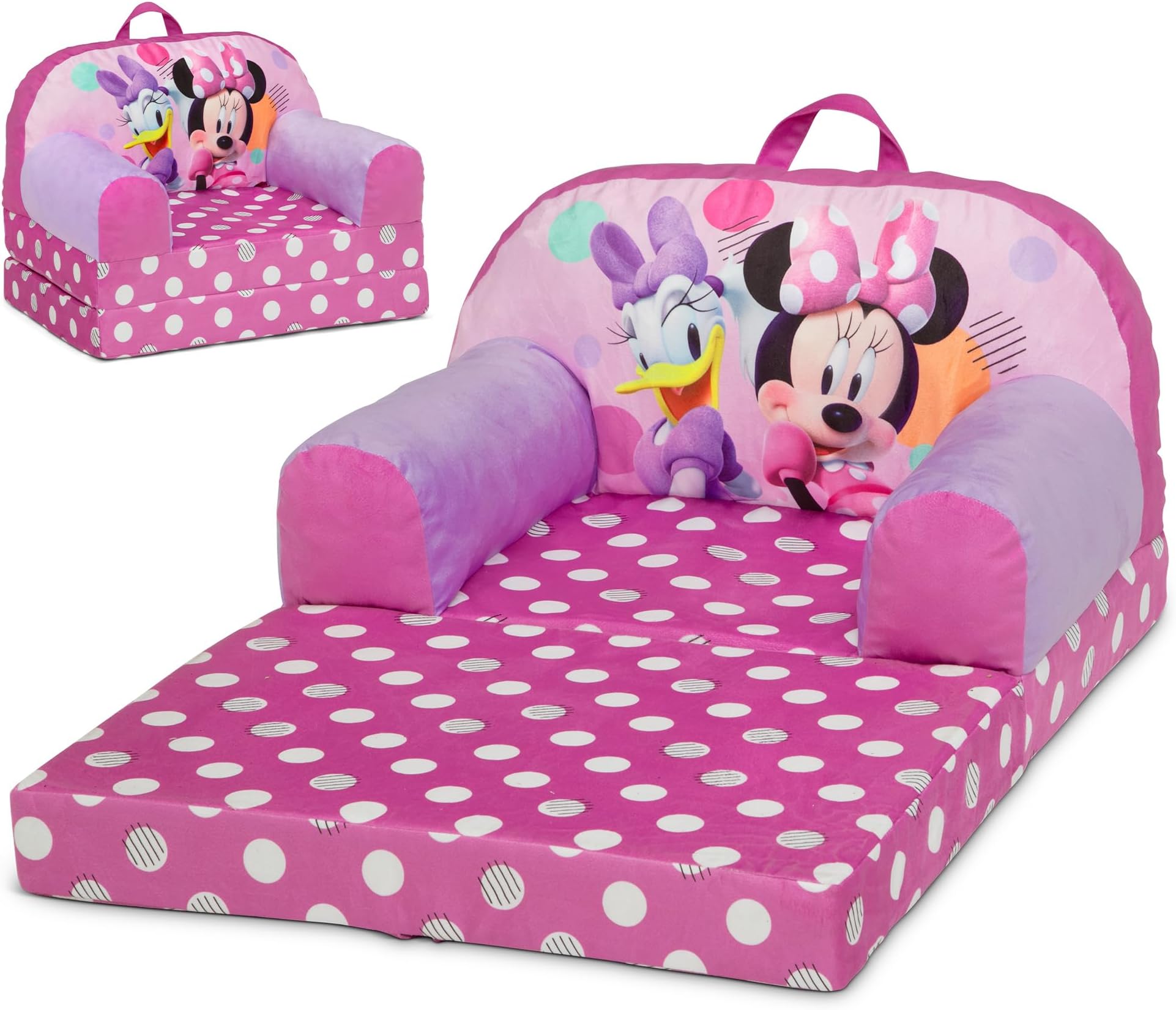 Amazon.com: Delta Children - Minnie Mouse Cozee Buddy - Silla abatible ...